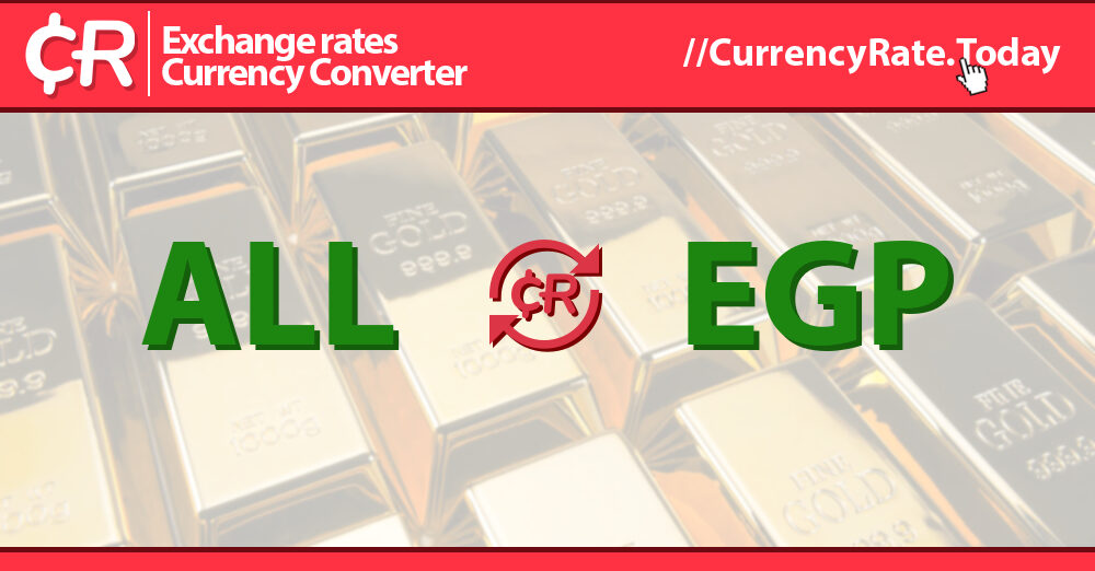 285 Leks (ALL) to Egyptian Pounds (EGP) - Currency Converter