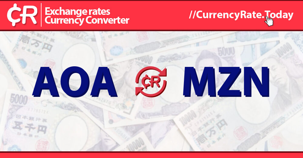 Kwanza Angolano Para Metical Mo ambicano Kz 1 AOA MZN Taxa De C mbio