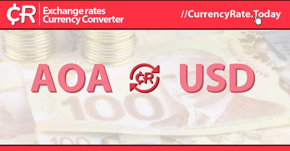 Kwanza Angolano Para D lar Americano Kz 1 AOA USD Taxa De C mbio
