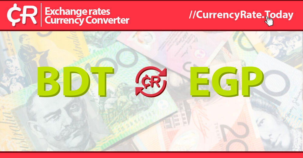 30900 Taka (BDT) to Egyptian Pounds (EGP) - Currency Converter