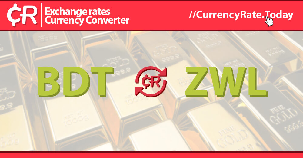 50 Taka (BDT) to Zimbabwean Dollars (ZWL) - Currency Converter