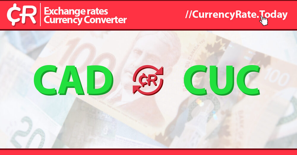 100 Canadian Dollars CAD To Cuban Pesos CUC Currency Converter 100 Canadian Dollars CAD To Cuban Pesos CUC Currency Converter