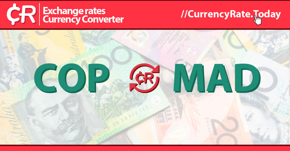 49.6 Millones Peso Colombiano (COP) a Dirham Marroquí (MAD)