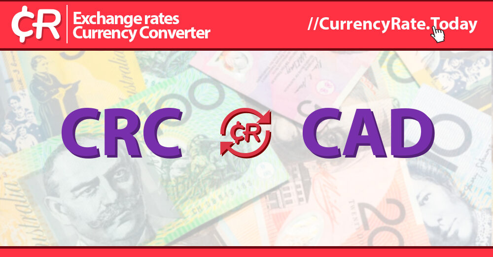 500 CRC En CAD Convertir Costa Rica Colon Dollar Canadien