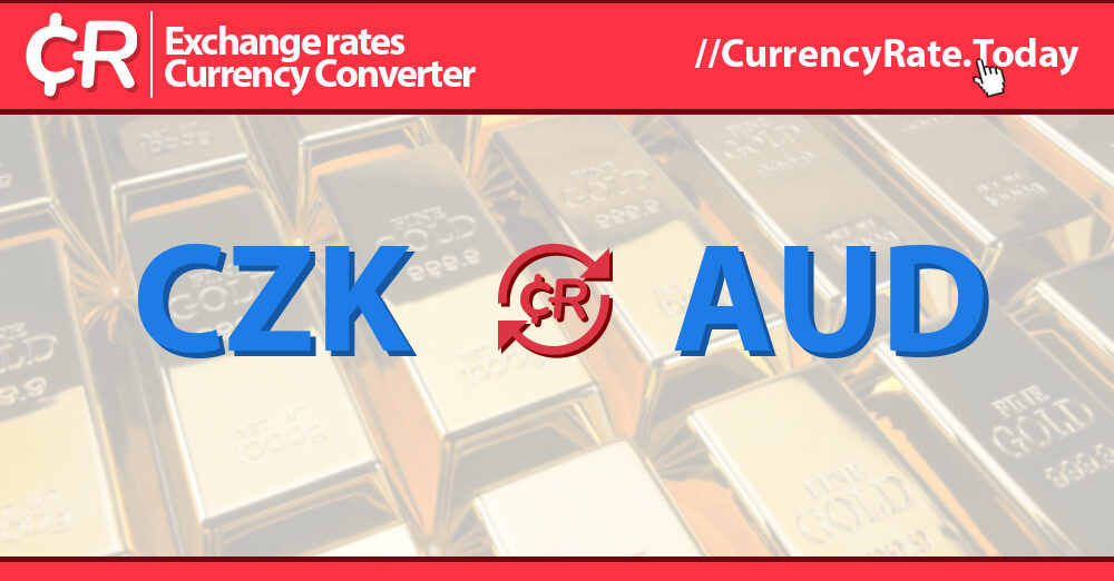30000 Korunas CZK To Australian Dollars AUD Currency Converter