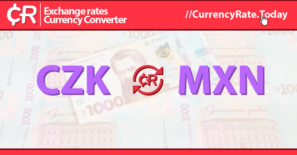 7480 Korunas (CZK) to Mexican Pesos (MXN) - Currency Converter