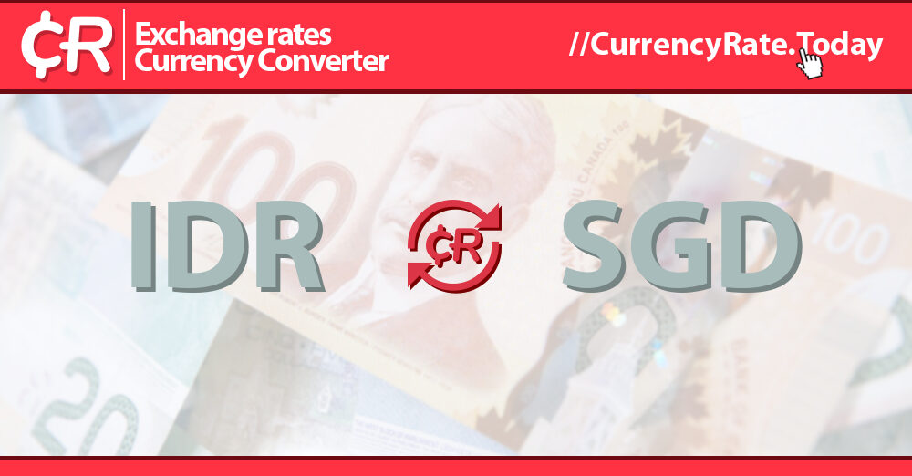 500000 Rupiahs IDR To Singapore Dollars SGD Currency Converter