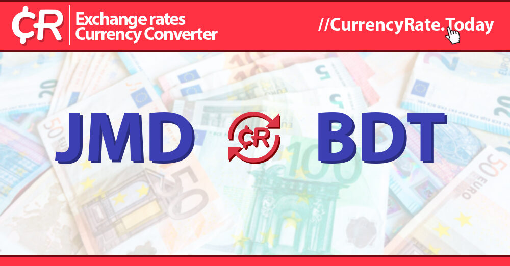 1400 Jamaika Dollar (JMD) in Bangladesch Taka (BDT) umrechnen