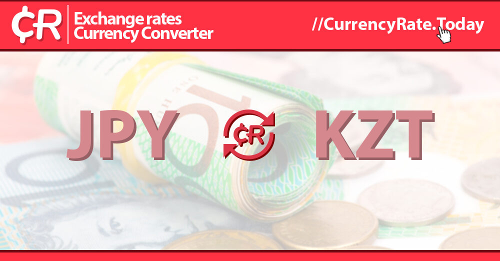 105 Yens JPY To Tenge KZT Currency Converter