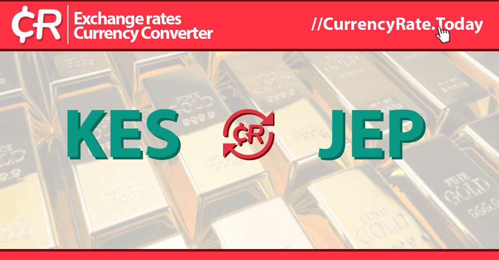500 Kenyan Shillings (KES) to Jersey Pounds (JEP) - Currency Converter