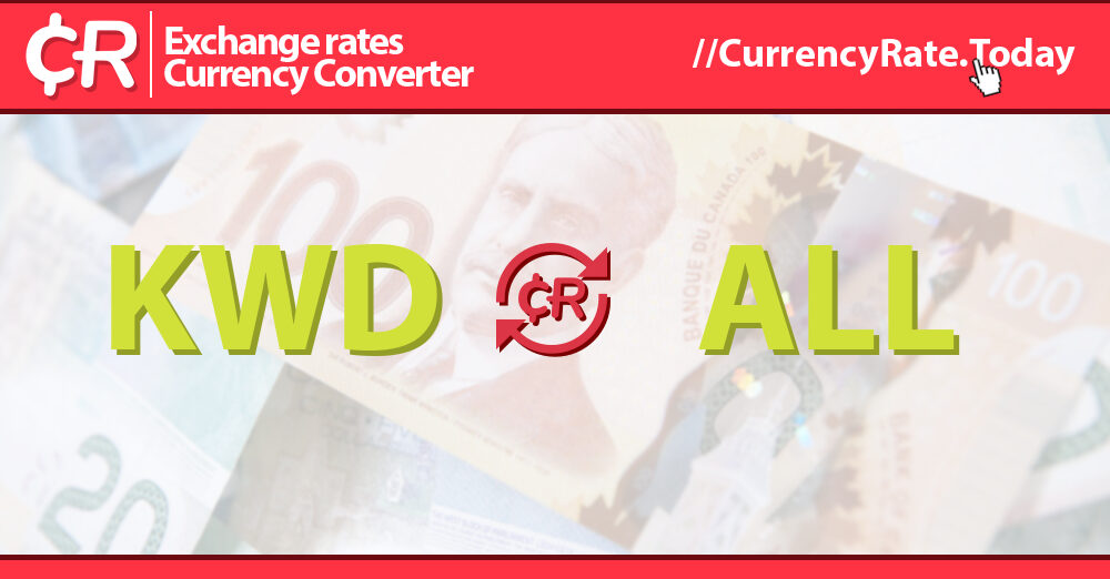 427000 Kuwaiti Dinars (KWD) to Leks (ALL) - Currency Converter