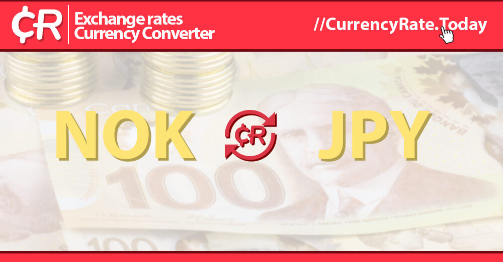 630 Norwegian Kroner NOK To Yens JPY Currency Converter