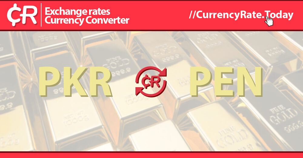 165 Pakistani Rupees (PKR) to Sols (PEN) - Currency Converter