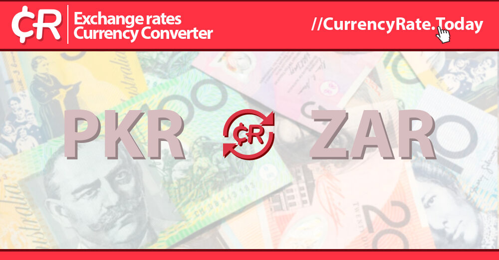 88000 Pakistani Rupees (PKR) to Rands (ZAR) - Currency Converter