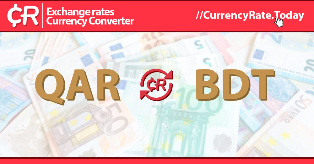 Live Riyal To Taka Exchange Rate 1 QAR BDT Today