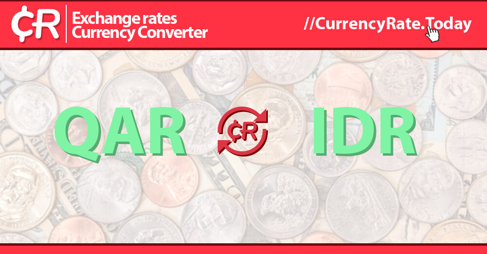 Nilai Tukar 100 Rial Qatar ke Rupiah Indonesia - Konversi QAR/IDR