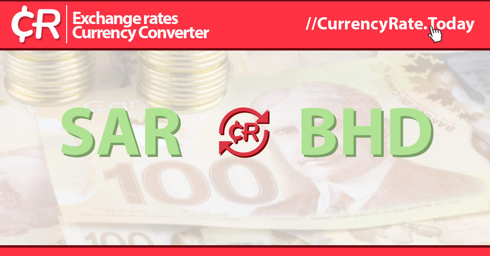 250 Riyal (SAR) to Bahraini Dinars (BHD) - Currency Converter