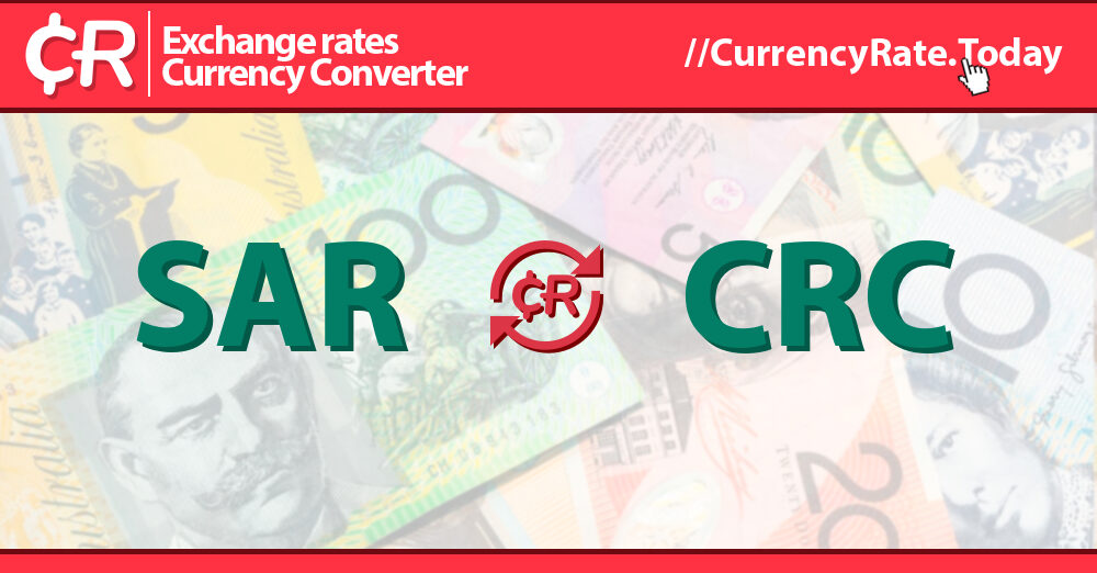 8480 Riyal (SAR) to Colons (CRC) - Currency Converter