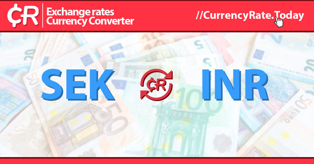 36200 Swedish Kronor SEK To Indian Rupees INR Currency Converter