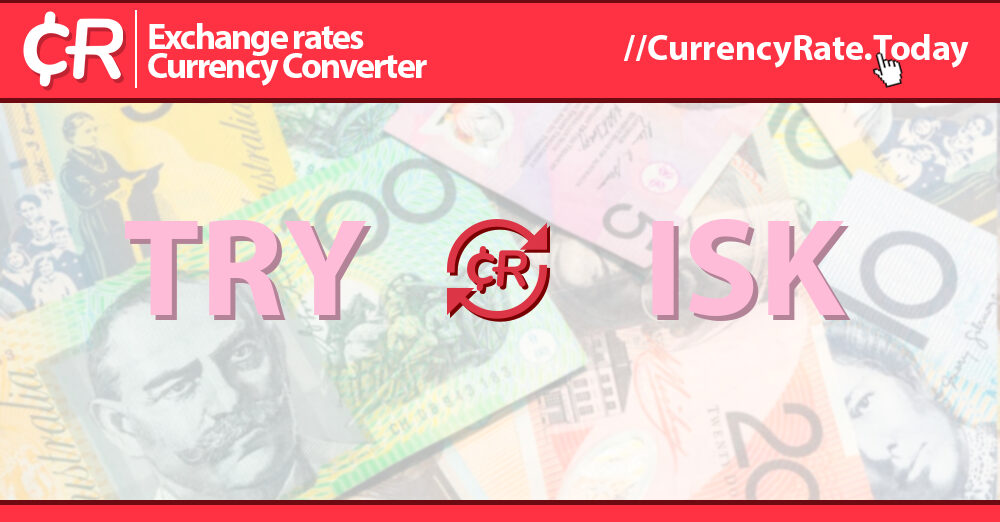 396 Turkish Liras (TRY) to Iceland Kronas (ISK) - Currency Converter