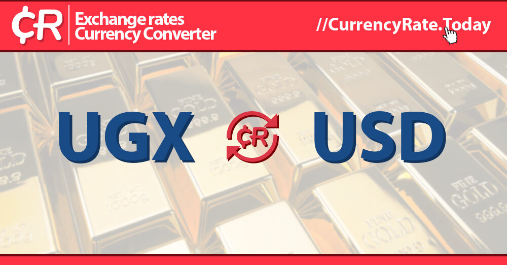 Live Ugandan Shilling To US Dollars Exchange Rate Sh 1 UGX USD Today