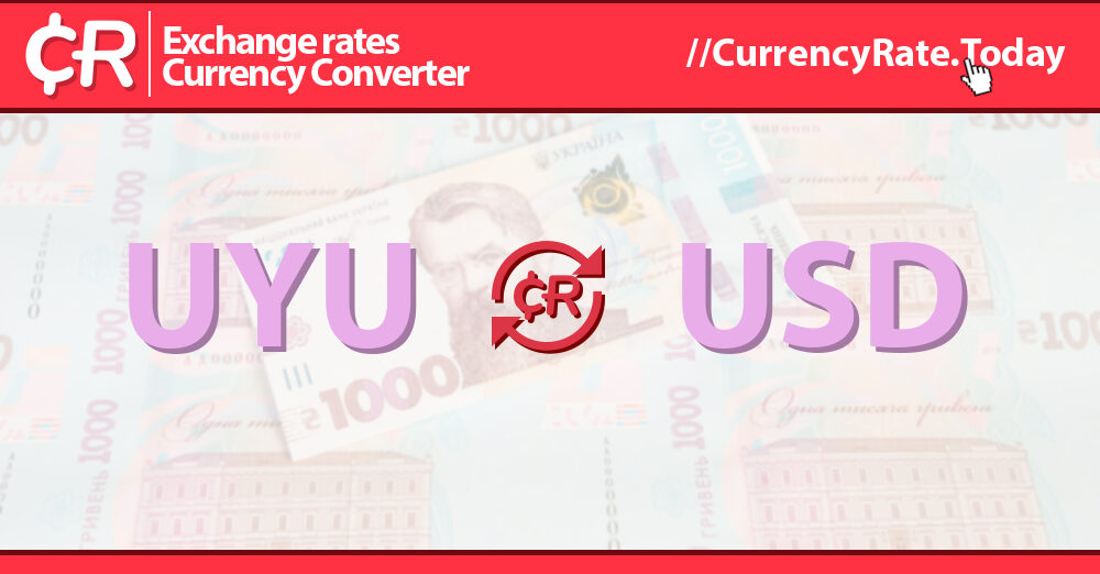 3500 Peso Uruguayo (UYU) a Dólar Americano (USD)