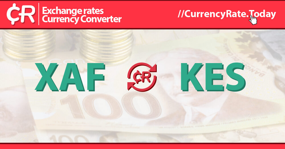 25000 XAF en KES - convertir Franc CFA BEAC à Shilling Kenyan