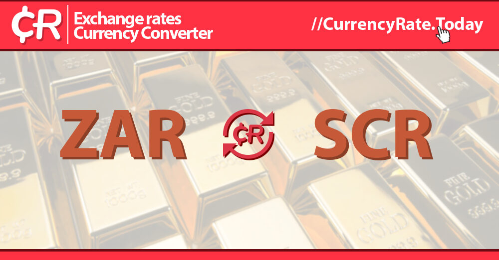 10000 Rands (ZAR) to Seychellois Rupees (SCR) - Currency Converter